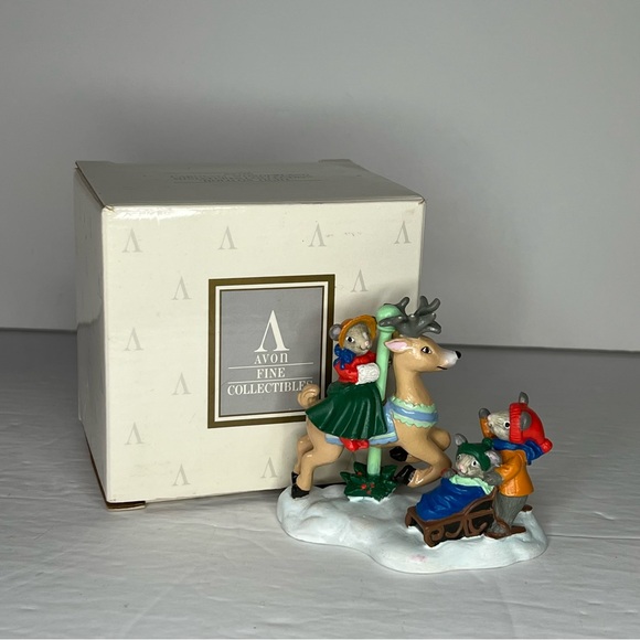 Avon | Holiday | Vintage Avon Carousel Wonderland Miniatures Hold On ...